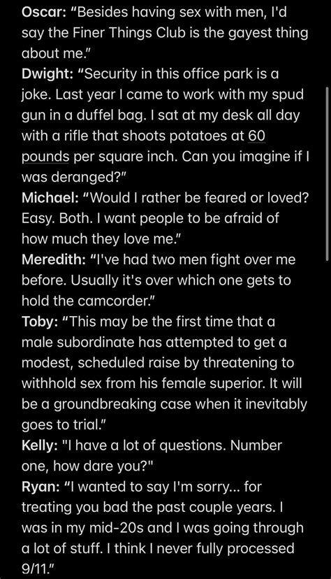 The Most Popular Darryl Line Was “look Just Be Straight With Me Man You Can Be Gay With Matt