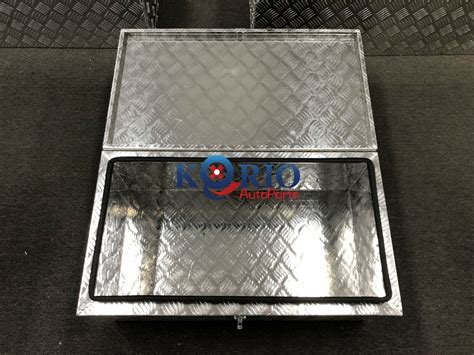 Aluminium Top Open Rectangular Tool Box Ute Trailer Toolbox 800 L X 450