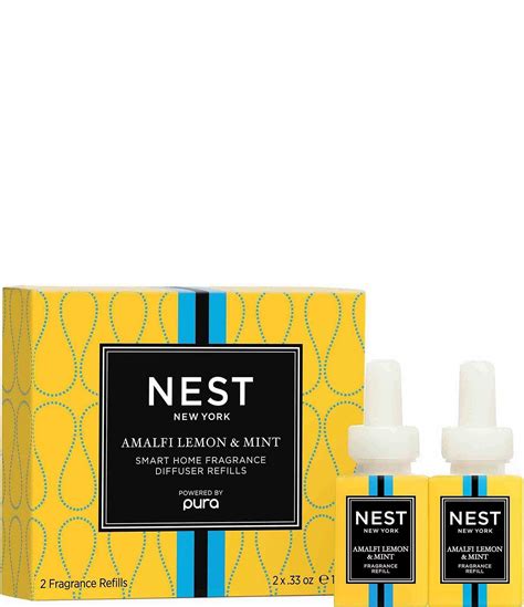 Nest New York Amalfi Lemon And Mint Refill Duo For Nest X Pura Smart Home