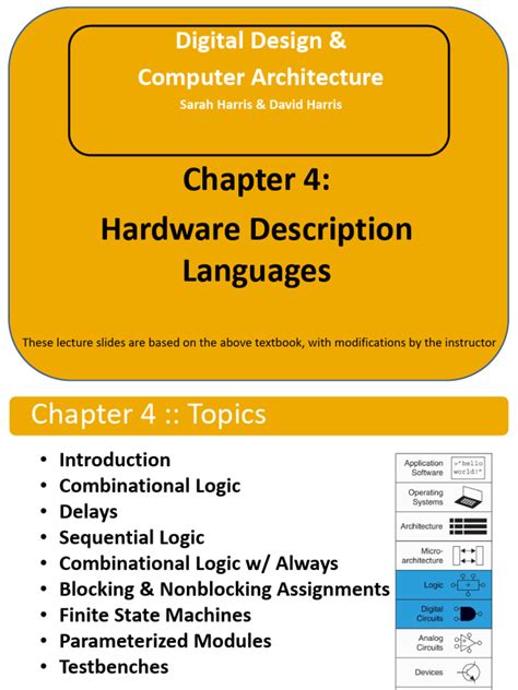 L4a Intro To Systemverilog Pdf Hardware Description Language