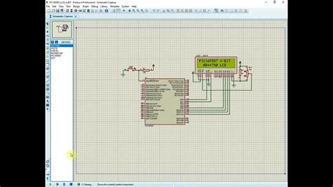 Pic16f887 Hd44780 4 Bit Lcd Example Using Xc8 Youtube