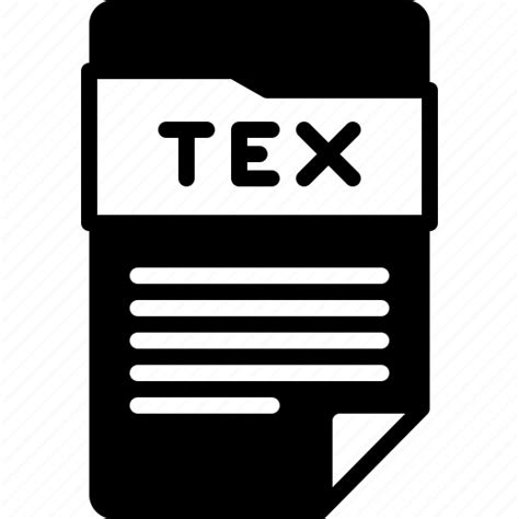 Tex Document Extension File Folder Paragraph File Format Icon