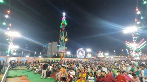 Indias Largest Ravan 211 Feet In Dwarka Sec 10 Dussehra At The Fair