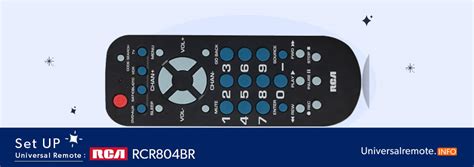 Configure Universal Control RCA RCR804BR