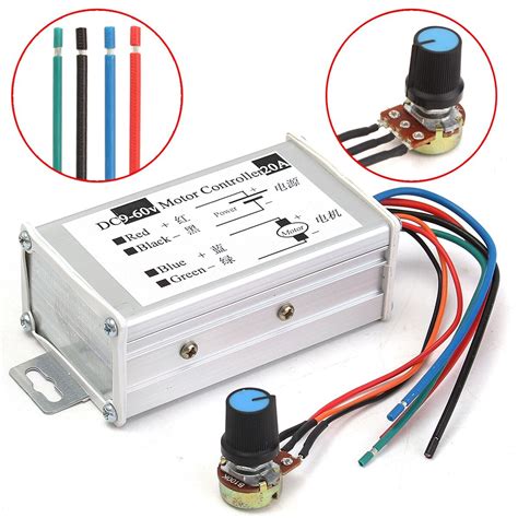 Neue 12V 24V 20A Max PWM DC Motor Stufenlose Vari Vicedeal