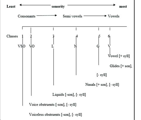 Sonority Strength Hierarchy Download Scientific Diagram