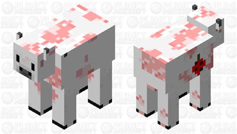 Strawberry Cow Minecraft Mob Skin