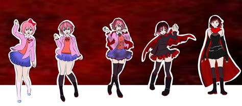 Transformation Commission Sayori Becoming Ruby By Kingsman Art On
