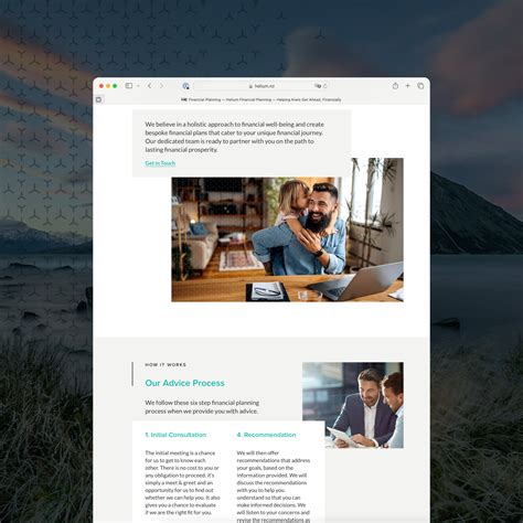 Website Design For Helium Financial Planning Tailwind Outstanding