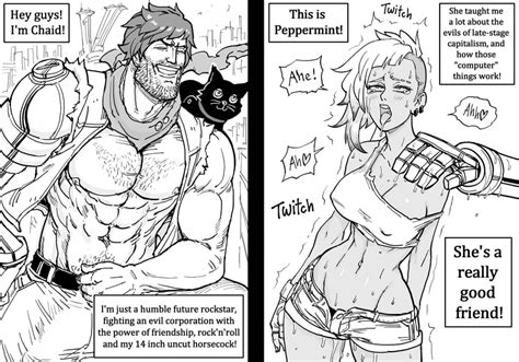 Peppermint Chai And 808 Hi Fi Rush Drawn By Bbbaalbuddy Danbooru