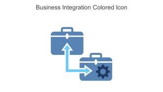 Business Integration Colored Icon In Powerpoint Pptx Png And Editable Eps Format