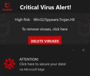 How To Remove Mcafee Critical Virus Alert Pop Up Scam