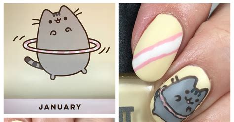 Ehmkay Nails Pusheen Calendar Series Getting Fit
