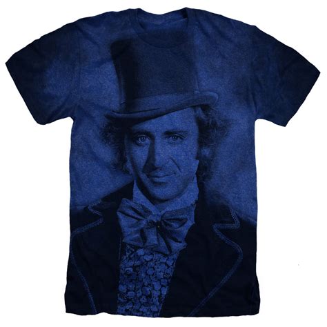 Willy Wonka And The Chocolate Factory Shirt Gene Wilder Heather Royal