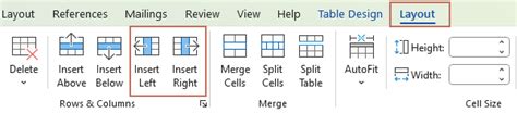 Quickly Add Rows Or Columns To A Table In Word Document
