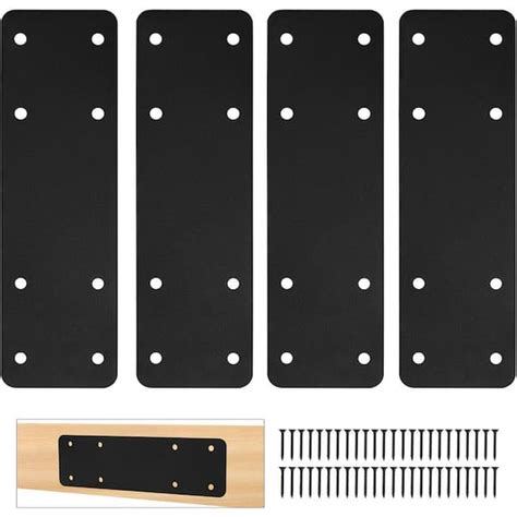 Kiwdzfu 10x3 12 Gauge Steel I Shape Mending Plate Nail Stop Nail Plate
