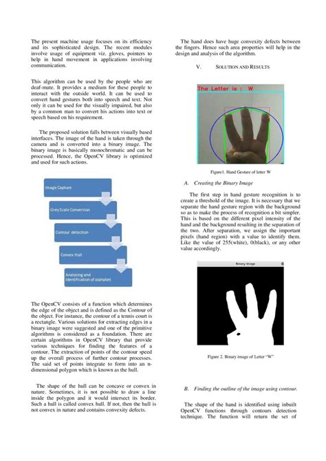 Hand Gesture Detection And Conversion To Speech And Text Deepai