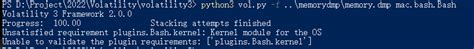 Got Error Unable To Validate The Plugin Requirements Pluginsbashkernel While Analyzing