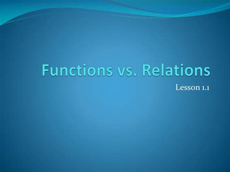 PPT Functions Vs Relations PowerPoint Presentation Free Download ID 5335506