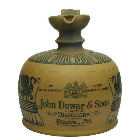 Whisky Jug John Dewar And Sons Perth Nb Siliconware Doulton Lambeth