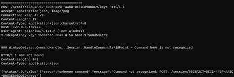 Action Sendkeys Command Not Recognized Issuesbugs Appium Discuss