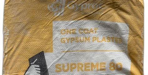 25kg One Coat Gypsum Plaster Supreme 80 Pp Bag At ₹ 310bag In