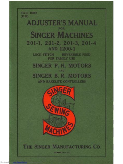 Singer 201 Service Manual Pdf Internet Search Internet Search Engines