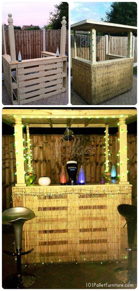 Pallet Outdoor Bar Pallet Furniture Pallet Bar Diy Pallet Patio