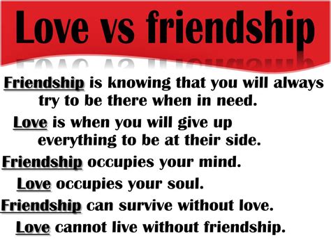Ppt Friendship Vs Love Powerpoint Presentation Free Download Id