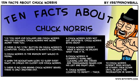 Ten Facts About Chuck Norris Bitstrips