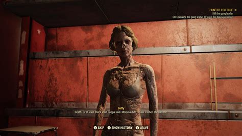 Uhh Is She Supposed To Be Naked Or Is This A Bug R Fallout