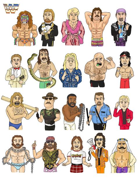 Wwf Heros 1 By Blank On Deviantart Wwe Funny