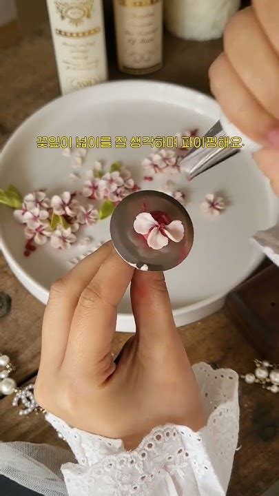 벚꽃 짜기 파이핑 앙금 플라워 떡 케이크 Cherryblossom Piping Buttercream Beancrean