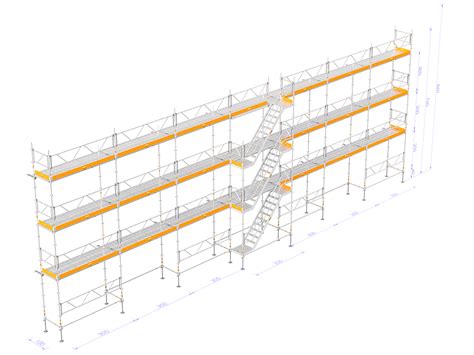 Scaffolding Nolimit Modular 21×8 M With Stairs Modular Scaffold No Limit™ Scaffold