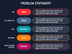 Animated Problem Statement Powerpoint And Google Slides Template Ppt