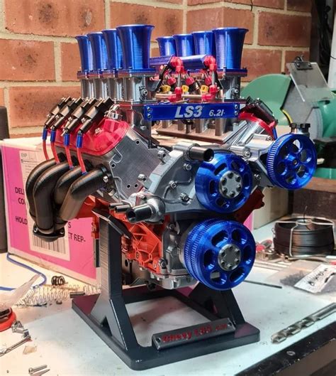 Motor Chevrolet Ls3 62l 3d Print Model