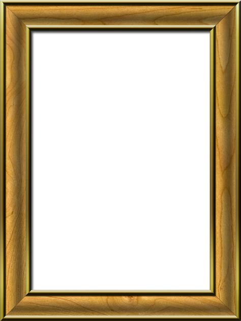 Marco De Madera Fino Para Fotografias Picture Frame Clipart Large