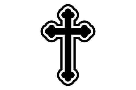 Christian Cross Clipart Black And White
