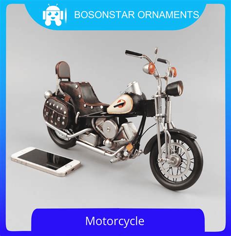 오토바이 모델 시뮬레이션 연철 레트로 향수 개체 컬렉션 장식 장식품 Aliexpress