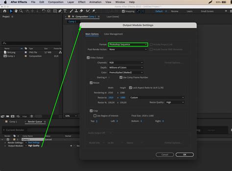 How To Open After Effects File In Photoshop