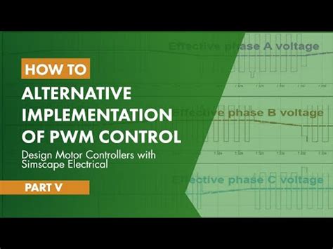 Design Motor Controllers With Simscape Electrical Part Alternative Implementation Of Pwm
