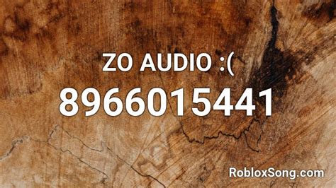 Zo Audio Roblox Id Roblox Music Codes