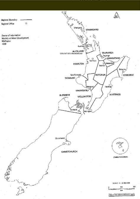 Maori Development Regions As At March 2004 Download Scientific Diagram