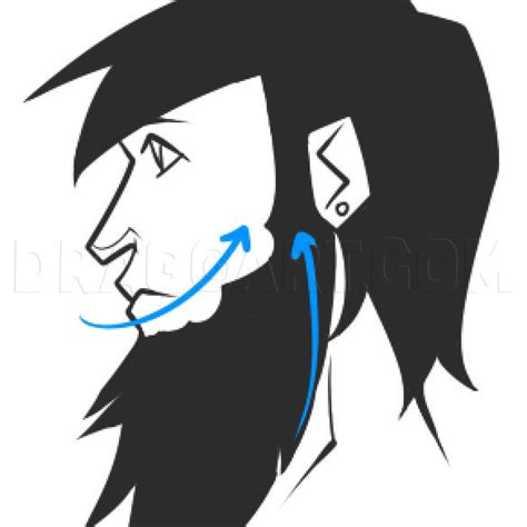 How To Draw Beards How To Draw A Beard Drawing Step By Step By Dawn DragoArt