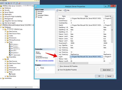 Sql Server Analysis Services Flight Recorder How To Check The Change