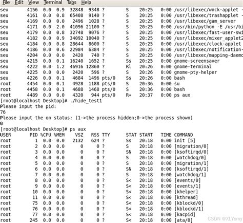 操作系统实验一：linux进程管理及其扩展init进程隐藏 Csdn博客