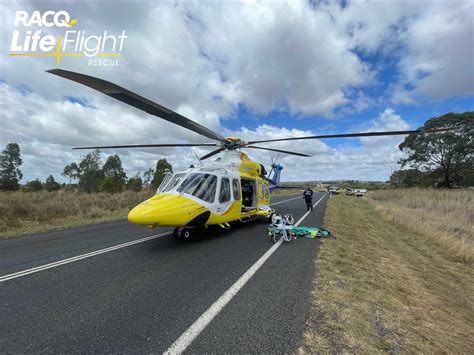 Lifeflight Airlifts Critically Injured Motorbike Rider To Hospital