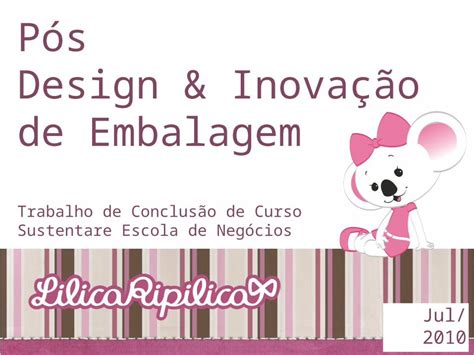 PPT TCC Pós Design Inovação de Embalagem DOKUMEN TIPS