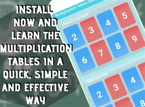 Multiplication Tables Quiz Apk For Android Download