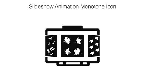 Slideshow Animation Monotone Icon In Powerpoint Pptx Png And Editable Eps Format PPT Template